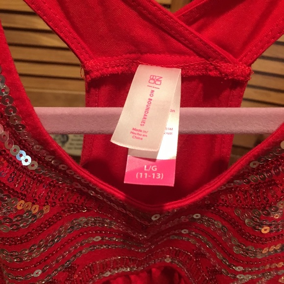 Tops | No Boundaries Red Sequin Tank Top | Poshmark